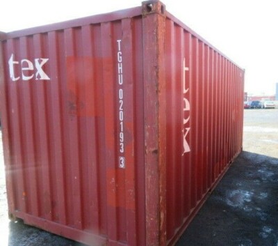 Used 40' Dry Van Steel Storage Container Shipping Cargo Conex Seabox ...