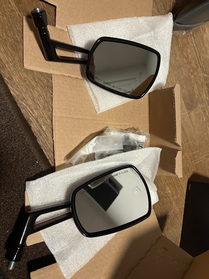 Adversary Collection Harley Mirrors (blk/orange) | eBay Australia