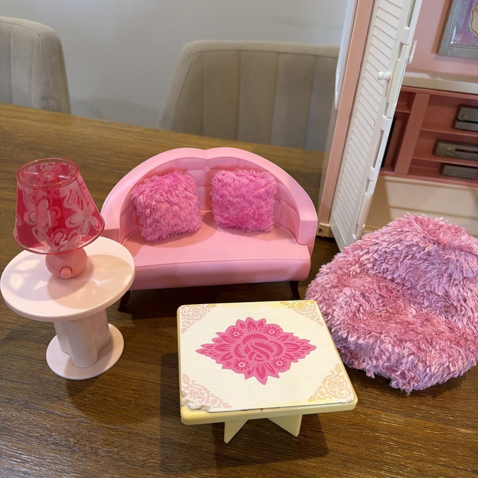 Mattel 2006 Barbie Doll 3-story dream house retro lot - Entertainment ...