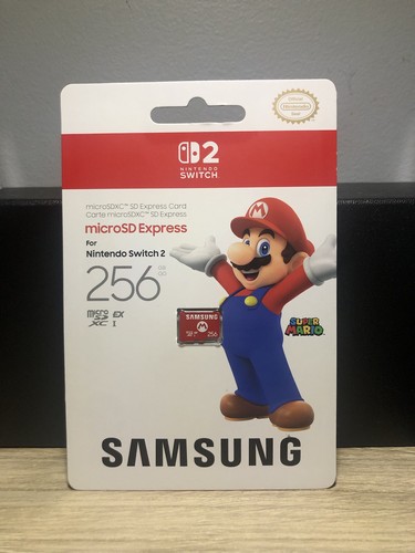Nintendo Switch 2 MicroSD Express Card 256GB - SUPER MARIO Edition ...