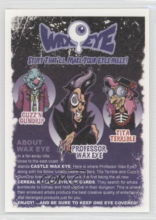 2012 Wax Eye Cereal Killers Psy-Co-Co Krispies #51 2rz | eBay