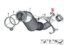 BMW F36 430i Holder Motornaher Catalytic Converter 8648410 15000km for ...