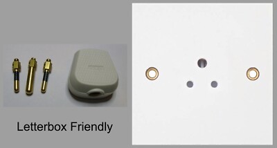 2 Amp Round Pin Plug and/or 2A Round Pin Socket - White | eBay UK