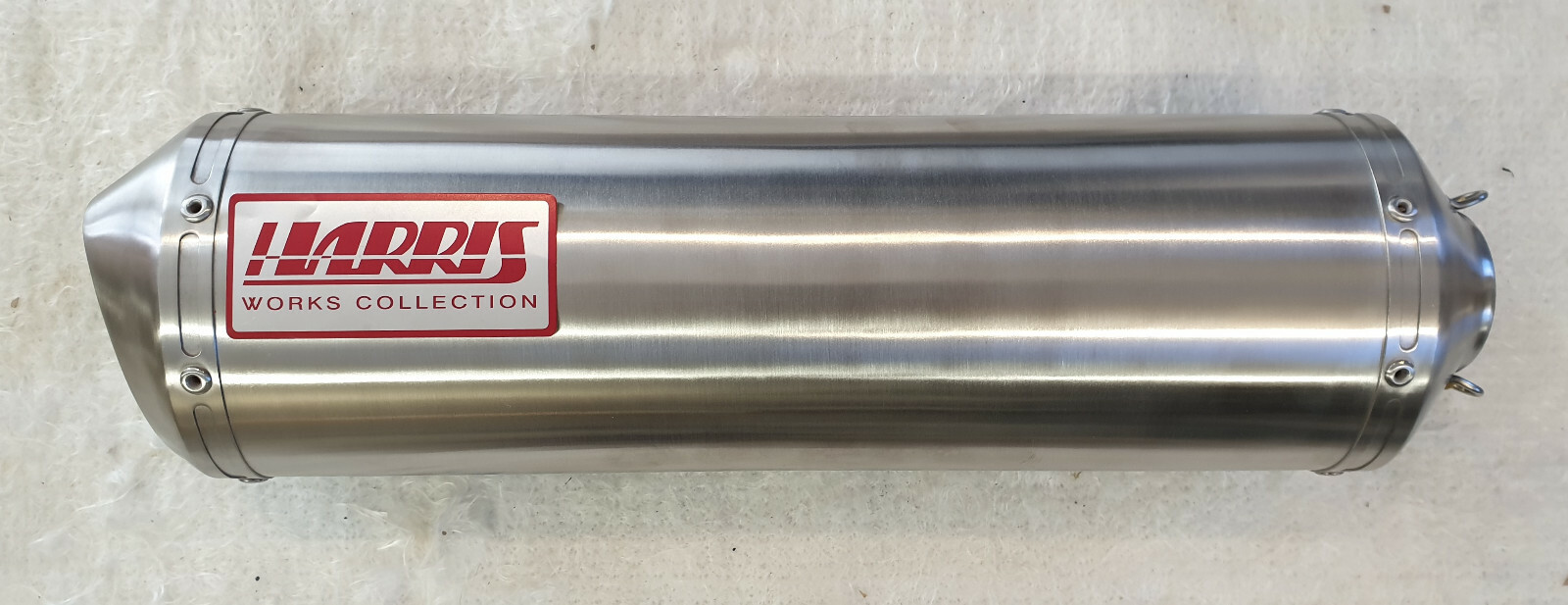 HONDA AFRICA TWIN XRV750 EXHAUST HARRIS WORKS SLIP ON ROAD LEGAL 1993/ ...