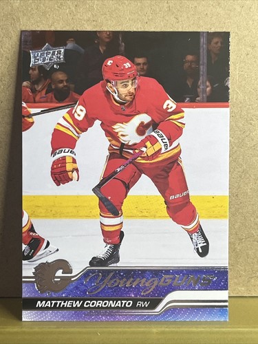 MATTHEW CORONATO YOUNG GUNS ROOKIE CARD - 2023/24 UPPER DECK #201 | eBay