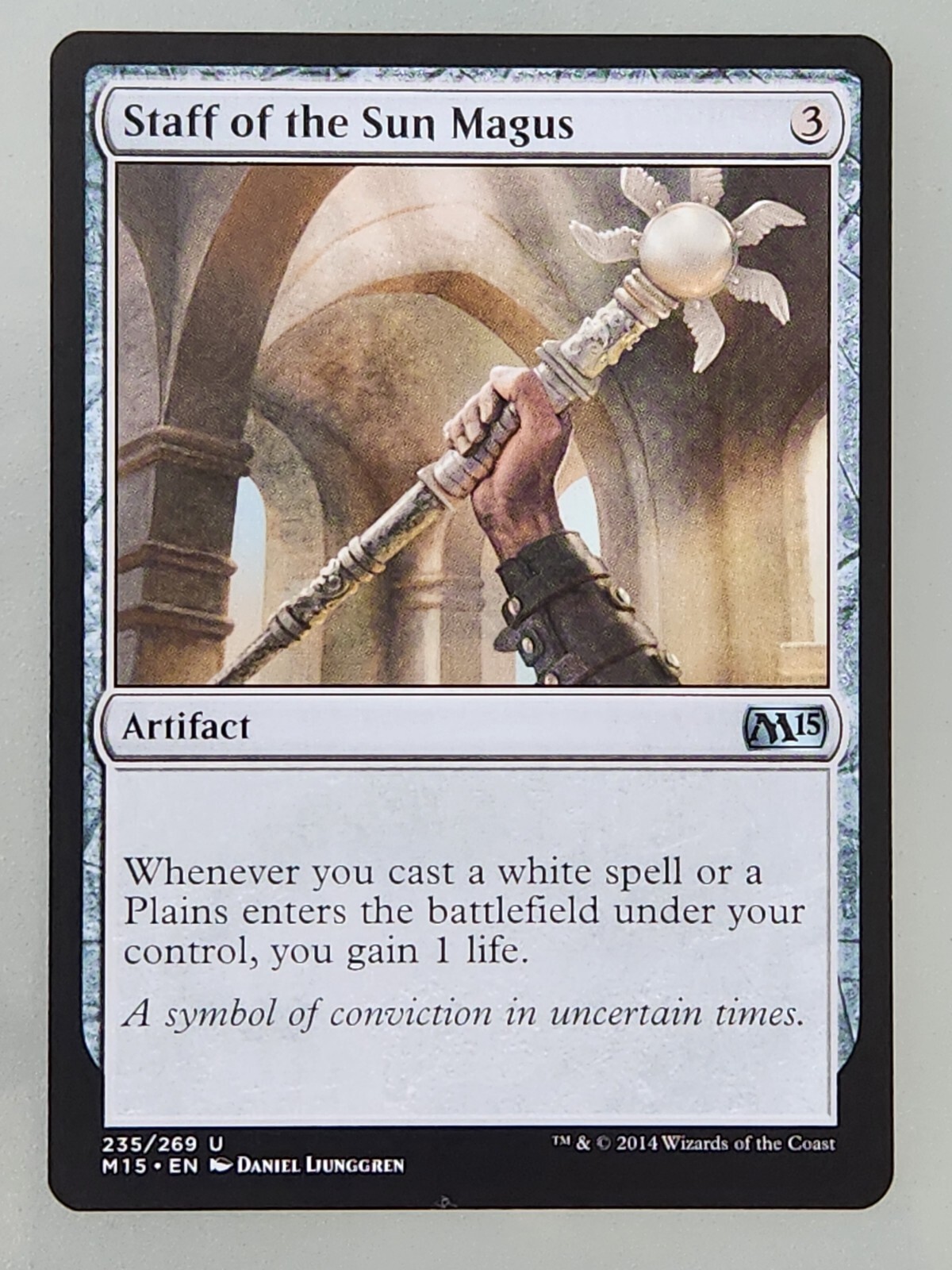 MTG Staff of the Sun Magus 235/298 Magic 2015 regular uncommon nm | eBay