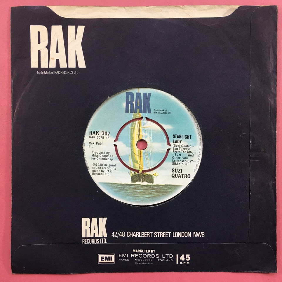 Suzi Quatro - I've Never Been In Love - RAK Records RAK-307 Ex ...