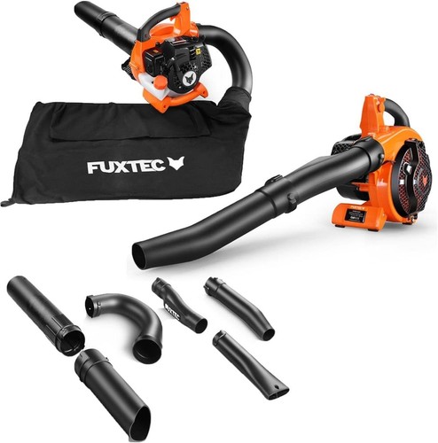 FUXTEC Benzin Laubsauger Laubbläser LBS126 Bläser Häcksler Blasgerät ...