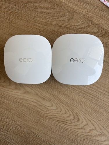 Set Of 2 Eero Dual-Band Wireless Router J010001 (No Power Cord) | eBay