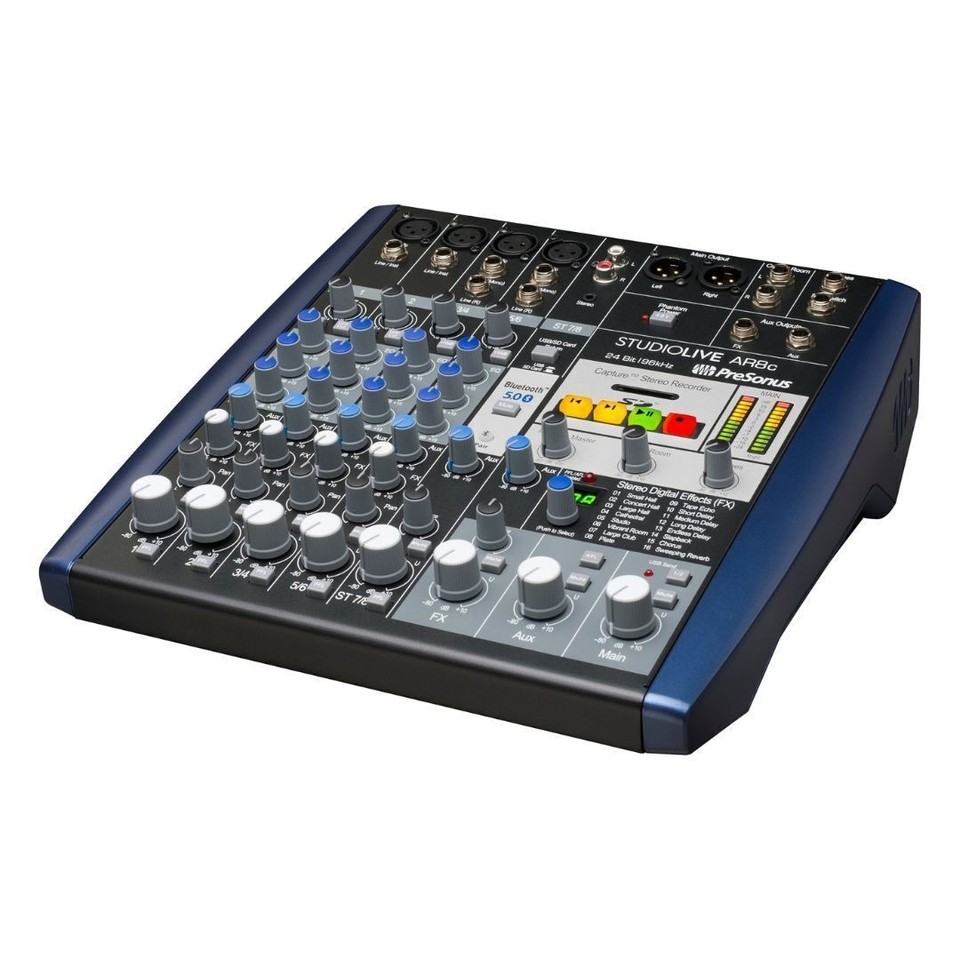 PreSonus StudioLive AR8c 8-Channel Professional Analog Mixer with XMAX ...