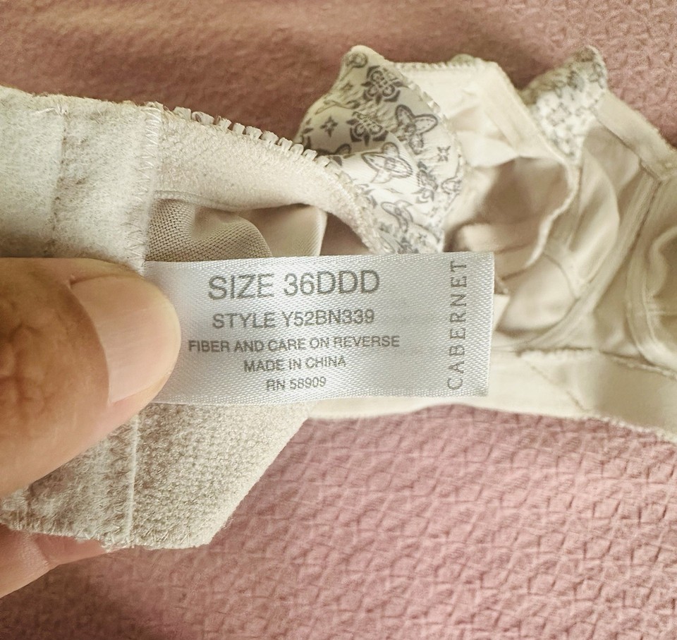 36 DDD Bra Cabernet Brand | eBay