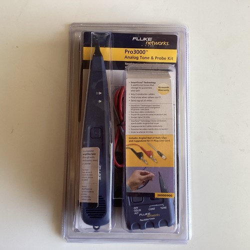 Fluke Networks Pro3000™ Tone Generator And Probe Kit (sealed ...