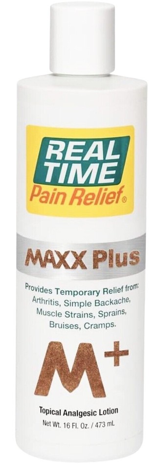Real Time Pain Relief MAXX PLUS Pain Relief 16 Ounce Flip Top Bottle | eBay