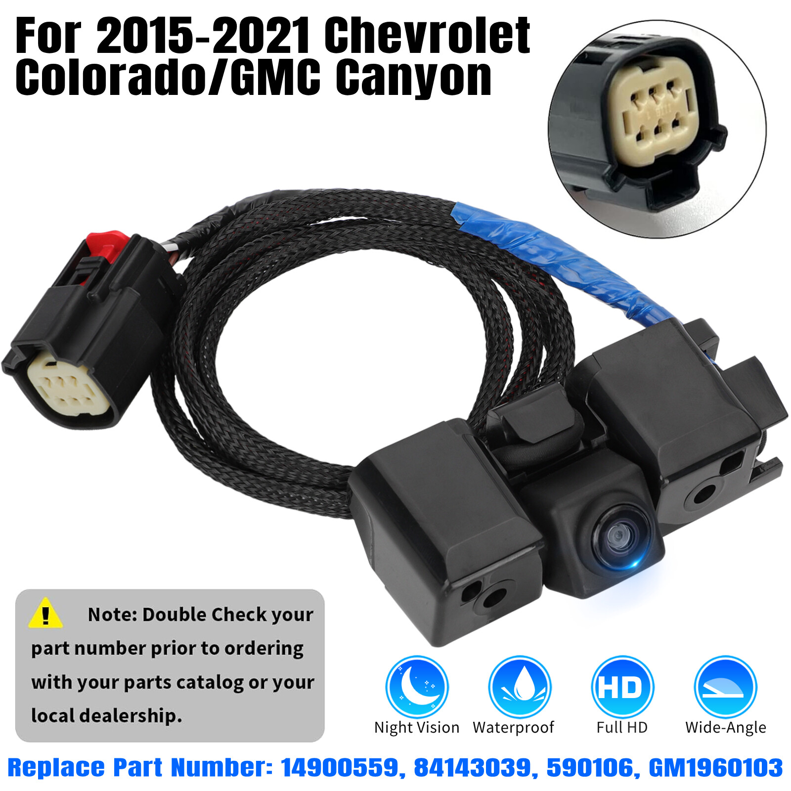 Rear View Parking Camera 84143039 For 2015-2021 Chevrolet Colorado ...