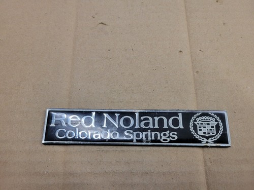 Red Noland Cadillac Colorado Springs CO Metal Car Dealership Dealer ...