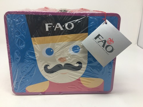 FAO Schwarz Metal Treasure Keepsake Box Lunchbox Soldier & Bear - NEW ...