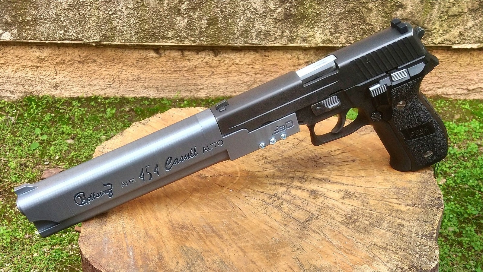 Hellsing Arms .454 Casull Barrel (PE+) for P226 Airsoft GBB Pistol ...