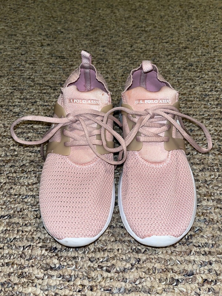 Women U.S. Polo Assn. Sneakers Size 8M Pink Shoes | eBay