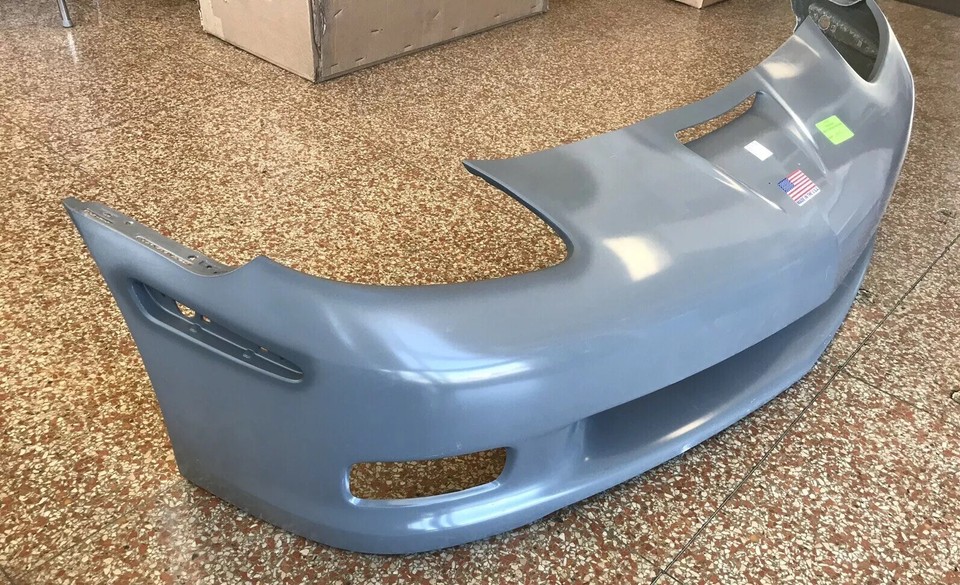 New 05-13 Corvette C6 Z06 Front Bumper Cover (Fiberglass)(Z06 Design)(U ...