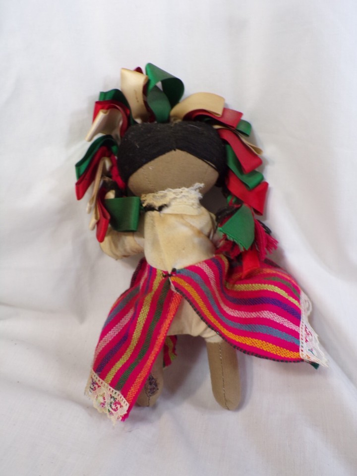 Handmade Mexican Rag Doll 9" | eBay