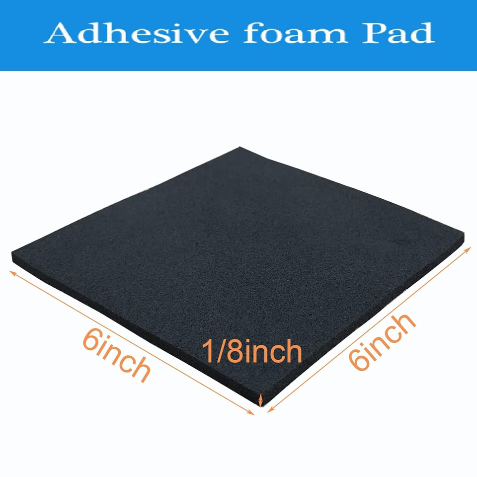 Rubber Adhesive Pads, 4 Pcs Closed Cell Foam Sheet Neoprene High ...