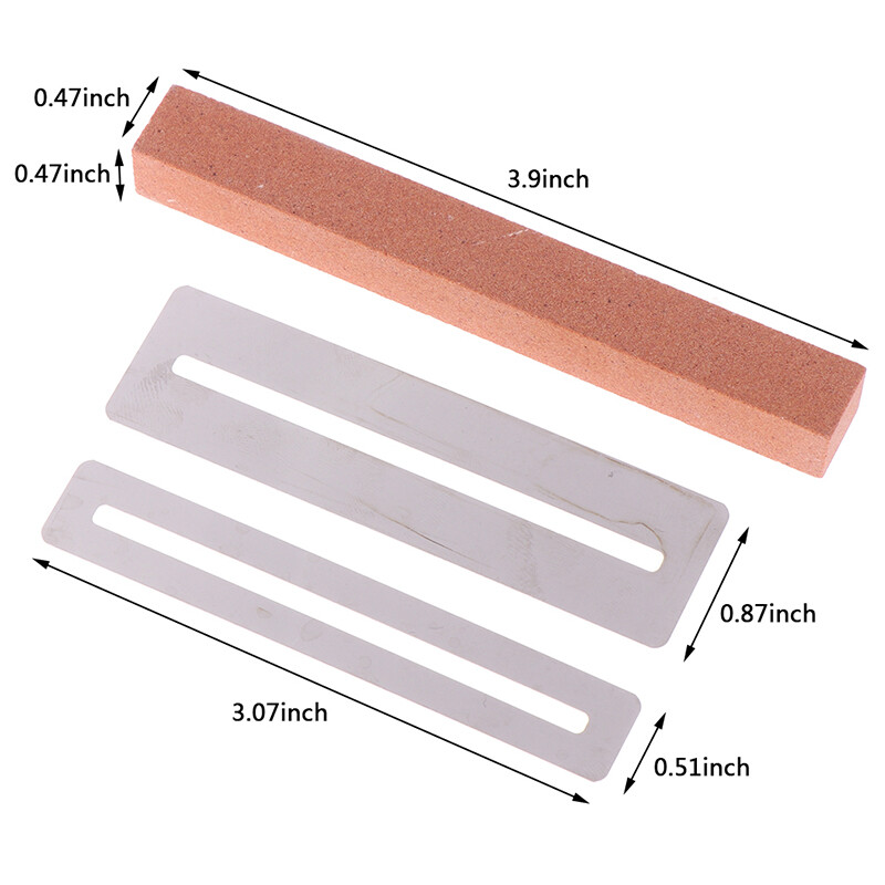 Guitar Fret Wire Sanding Stone Protector Kit Polishing Beam DIY Luthier ...