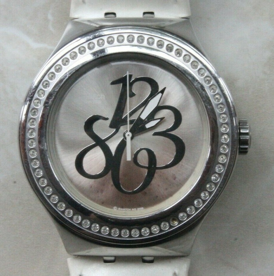 SWATCH IRONY NABAB YNS107 - PEARLY GLOSS / AG2006 - EXTRA LARGE - 45 MM ...