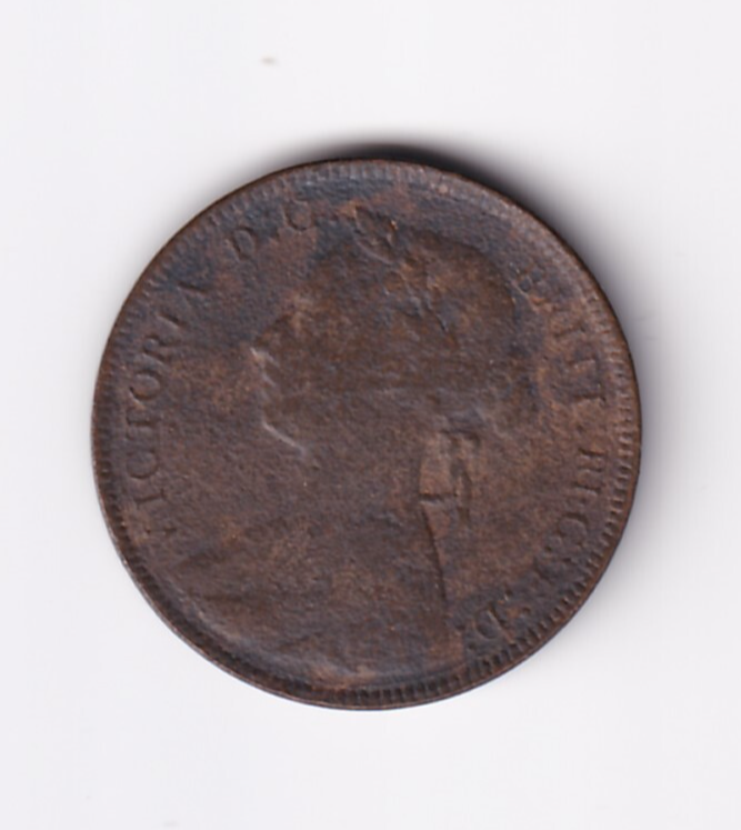 GREAT BRITAIN: 1886 HALF PENNY QUEEN VICTORIA COIN #1268 | eBay