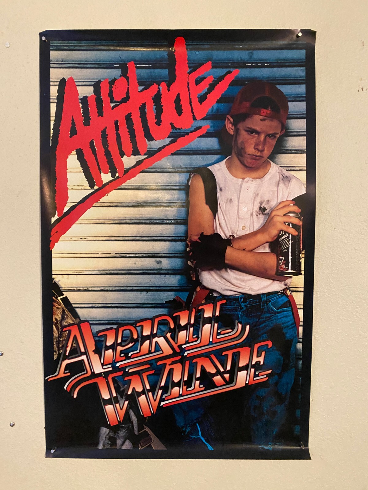 Poster: April Wine: Attitude: original promo promotional LP CD album ...