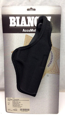 BIANCHI CRUISER ACCUMOLD SIZE 13 THUMB SNAP MODEL 7105 BLACK HOLSTER ...