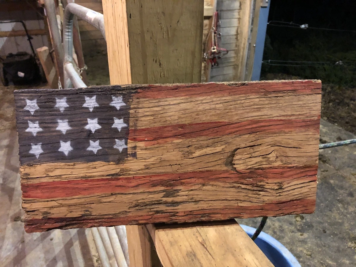 American Flag Barn Wood