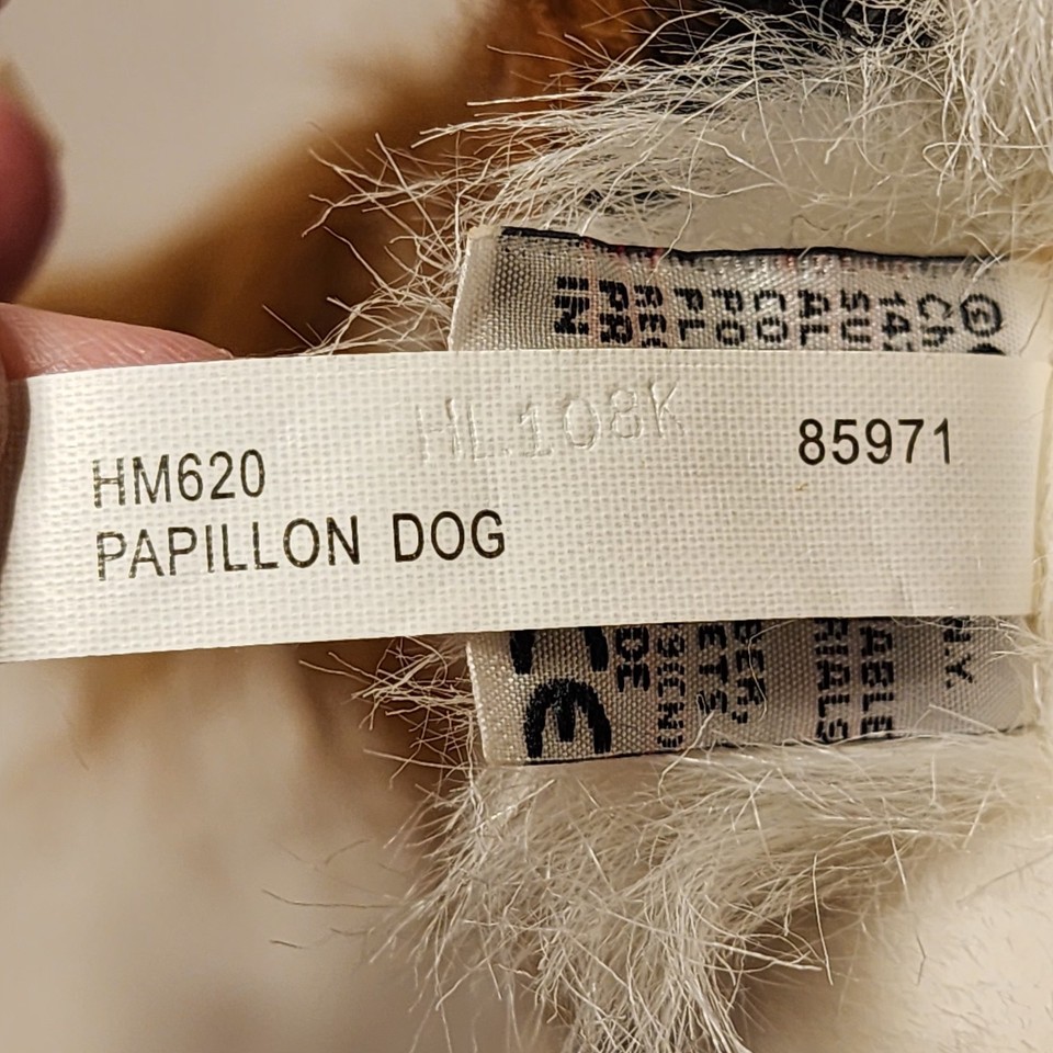 Webkinz Papillon Dog - hm620 - Retired! - Plush with Attached UNUSED ...