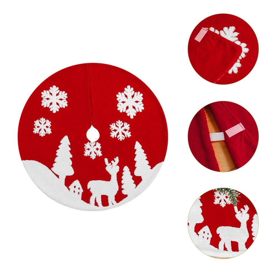 Christmas Tree Skirt Christmas Trees Decorative Prop Festival Xmas Tree ...