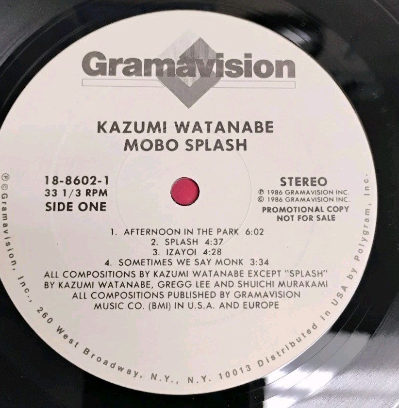 KAZUMI WATANABE-MOBO SPLASH VINYL ALBUM 1986 | eBay