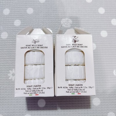 2X ZENI DIAMANTE -Set of 4 /Each -Triple Milled Bar Soaps /goat Milk ...
