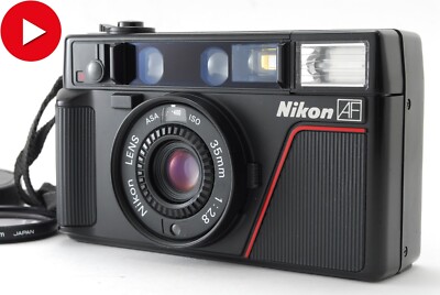 [ Near MINT ] Nikon L35 AF ISO 400 "Pikaichi" 35mm F2.8 Film Camera ...