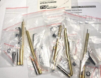 Lot of 5 PSI Gun Metal Funline Pen kit 5 Kits PKSFUNGM | eBay