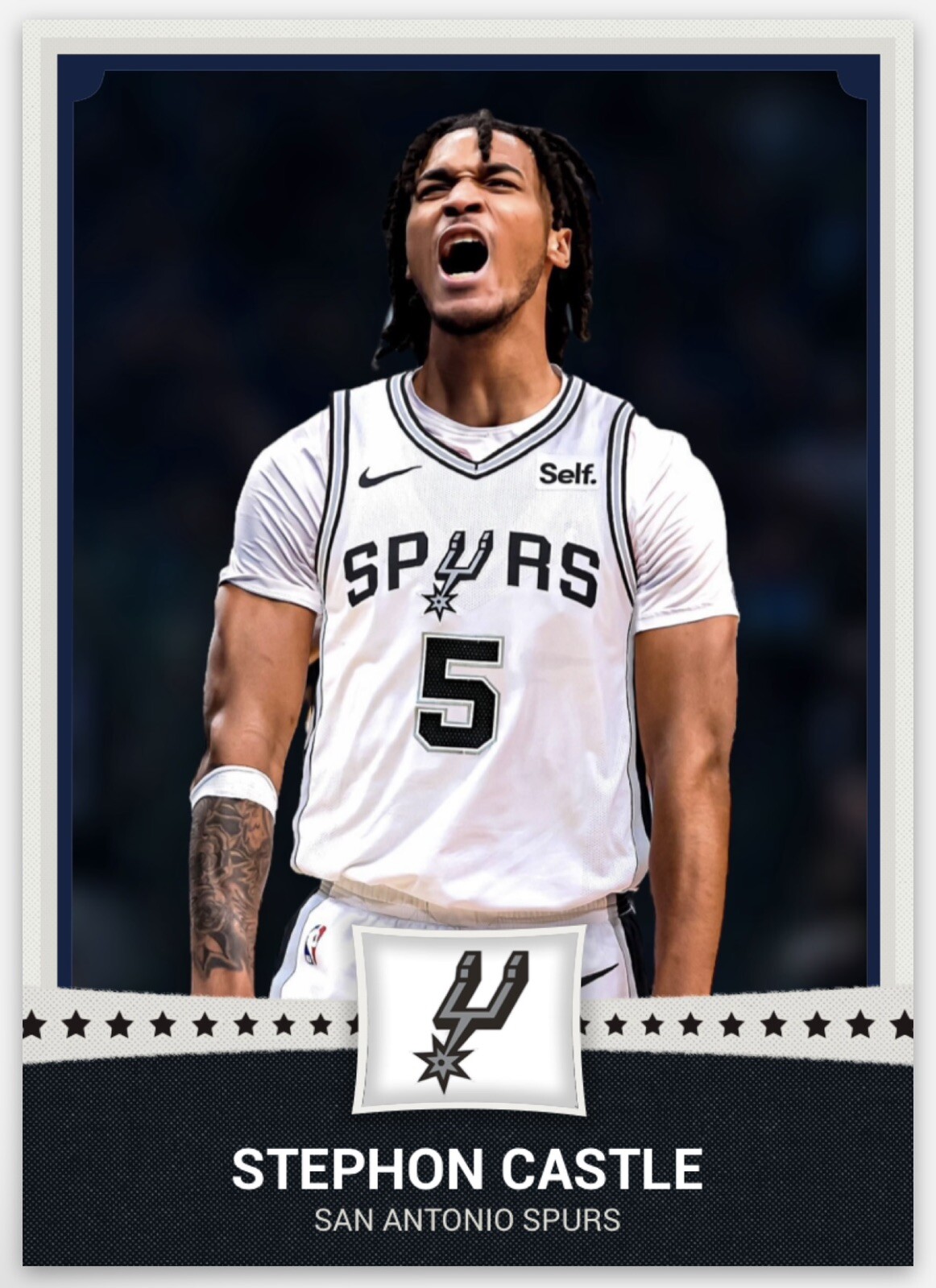 Stephon Castle 2024 NBA San Antonio Spurs Rookie 1st Pick | eBay