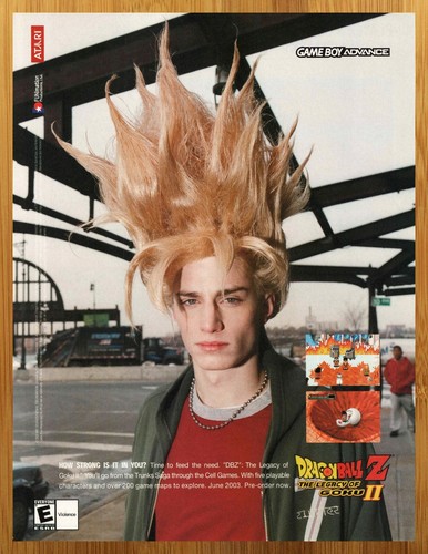 2002 Dragon Ball Z The Legacy of Goku II 2 GBA Print Ad/Poster Official ...