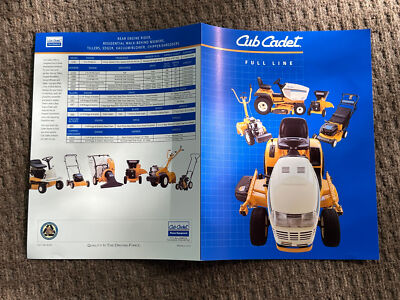 095 1995 CUB CADET FULL LINE BROCHURE FORM #8146-95 | eBay