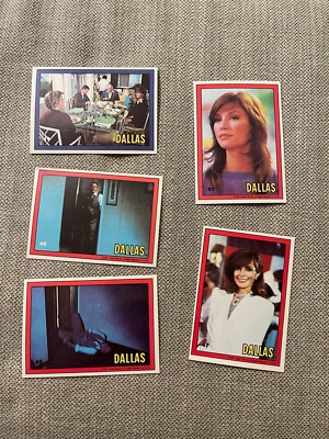 DCC: Dallas TV Show 1981 Trading Cards Lot of 5 Lorimar #45 46 47 49 51 ...