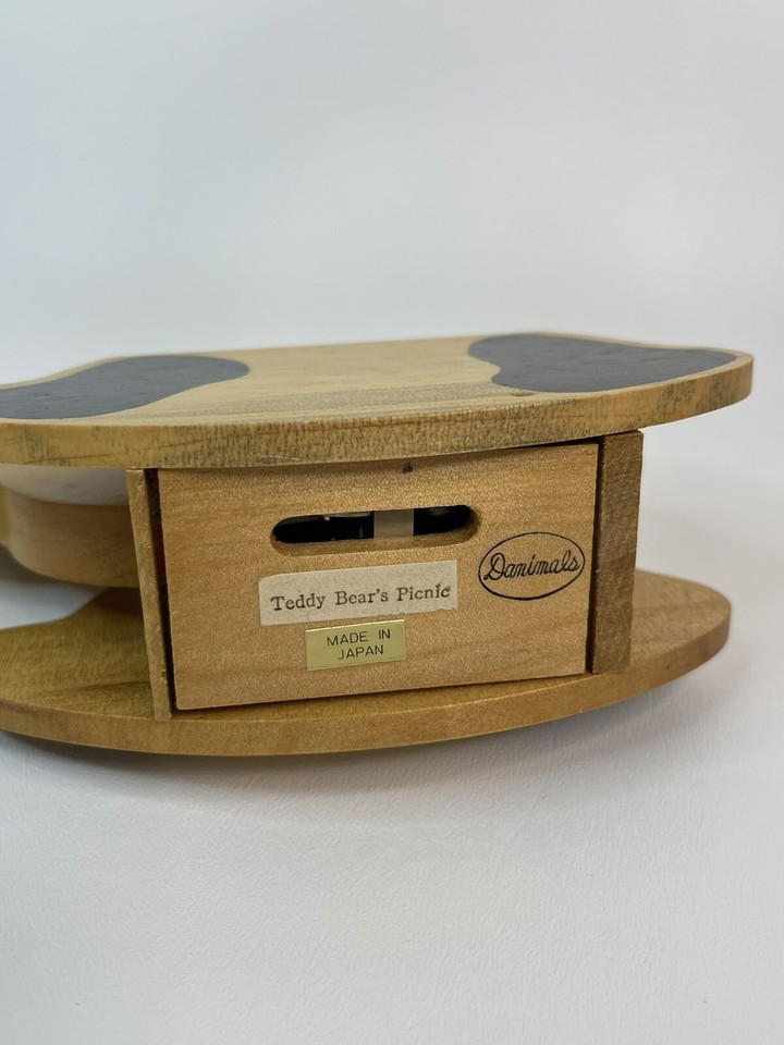 Vintage Danimals wooden toy Musical, Rocking Panda | eBay