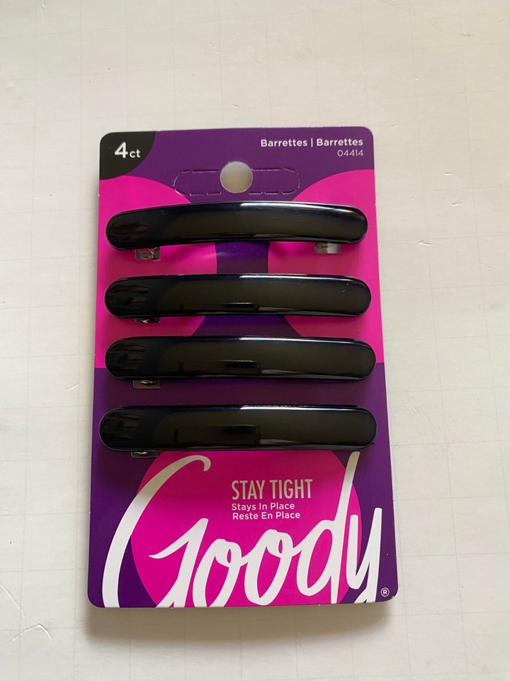Goody Barrettes ( 4 pcs ) barrette 04414 women hair clip click girl 2.5 ...