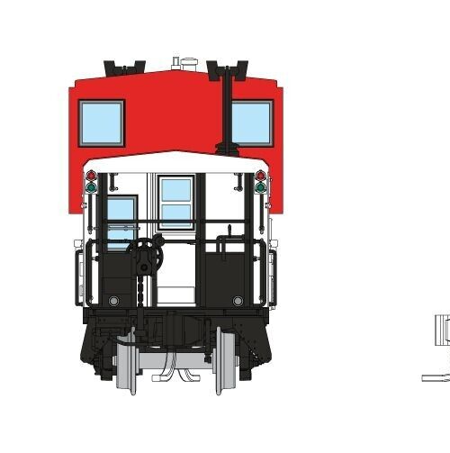 Rapido N Scale ~ New 2004 ~ SOO Line ~ Lighted ~ Wide Vision Caboose ...