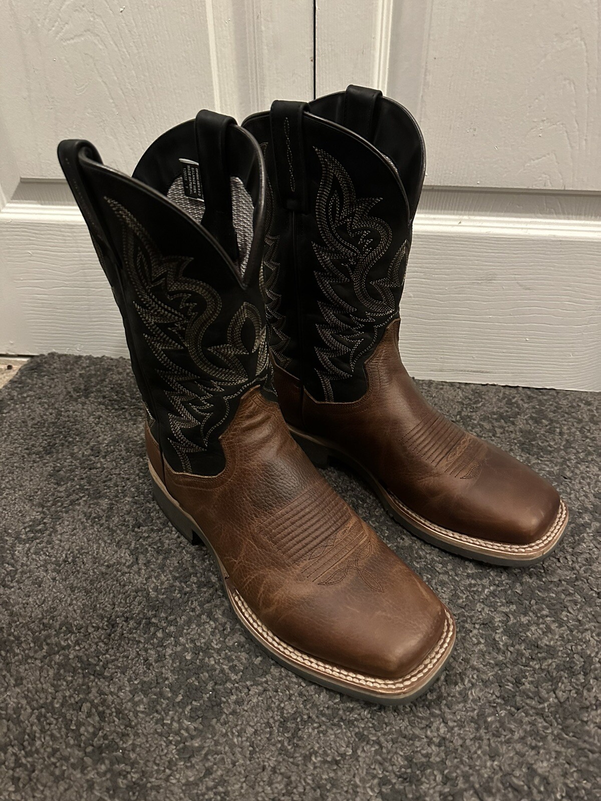 Dan Post Men’s Boldon Western Boots - Broad Square Toe | eBay