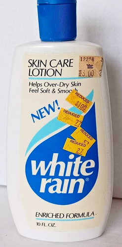 Vintage 1990 Rare White Rain Skin Care Lotion Enriched Formula 10 OZ ...