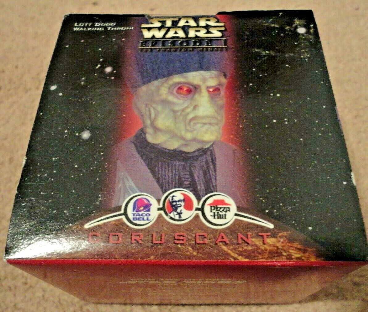 LOTT DODD WALKING THRONE Pizza Hut KFC Taco Bell Star Wars Episode 1 ...