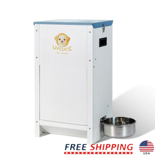 Heavy Duty 25lbs Automatic Dog Feeder Outdoor Pet Food Station ...