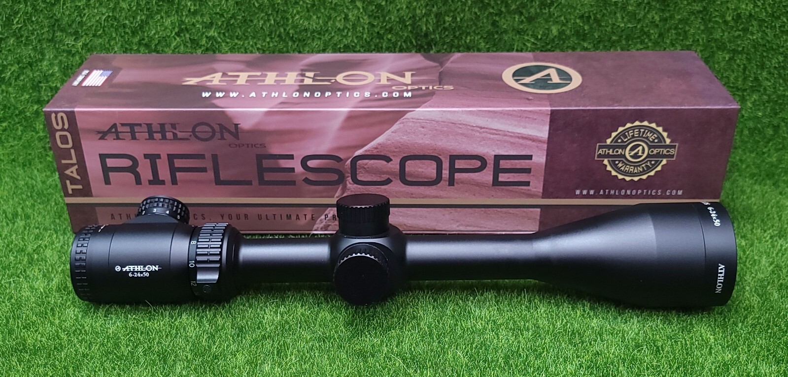 Athlon TALOS 6-24x50mm SF 1" Riflescope w/ SFP ATMR1 SFP IR MIL Reticle ...