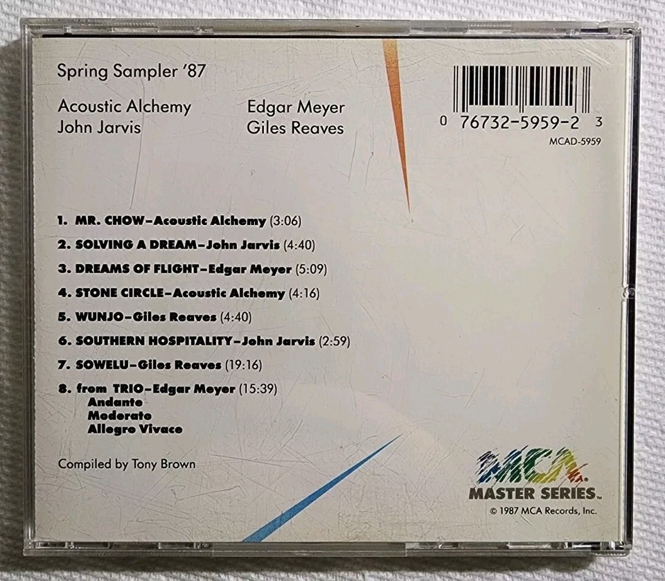 MCA Master Series: Spring Sampler 87' ~Various Artists(Audio CD)(1-Disk ...